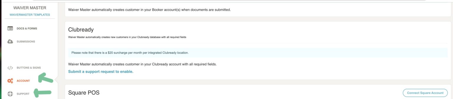 9. Clubready – WaiverMaster Knowledge Base