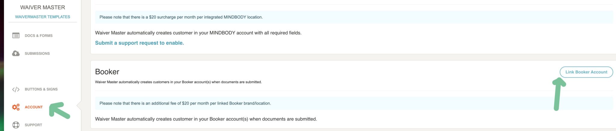 8. Booker – WaiverMaster Knowledge Base