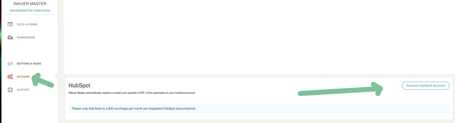 3. Hubspot – WaiverMaster Knowledge Base