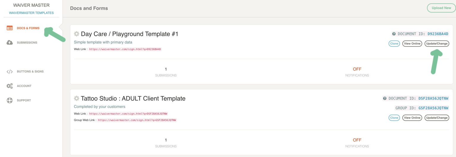 2. Modifying Documents – WaiverMaster Knowledge Base